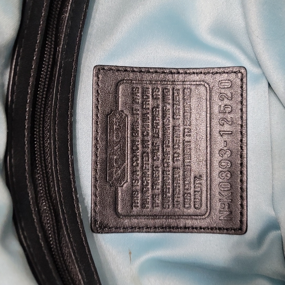 Coach Ergo Pleated Patent Leather Shoulder Bag - Gem